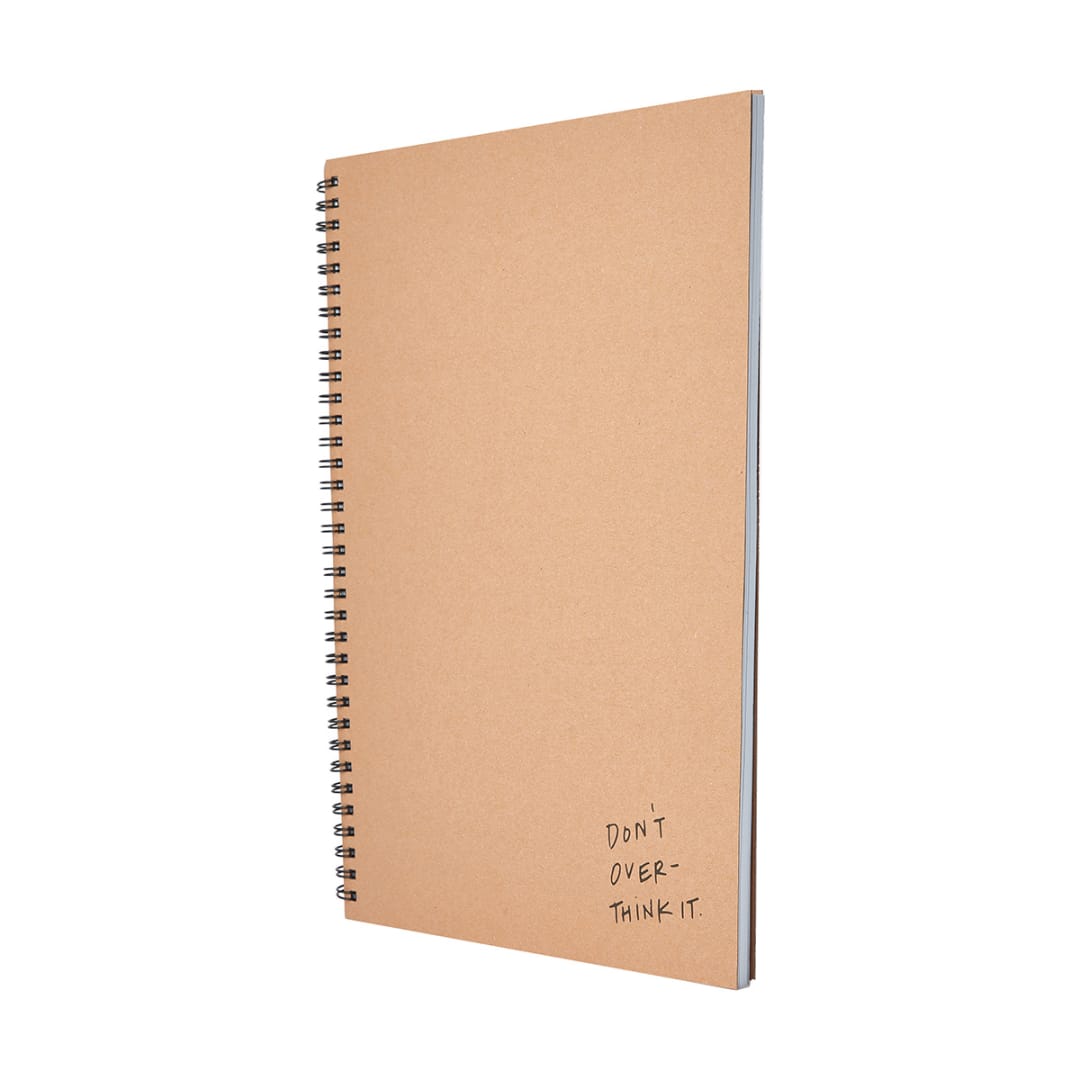 A4 Spiral Notebook Overthink Kmart a4-spiral-notebook-overthink-kmart