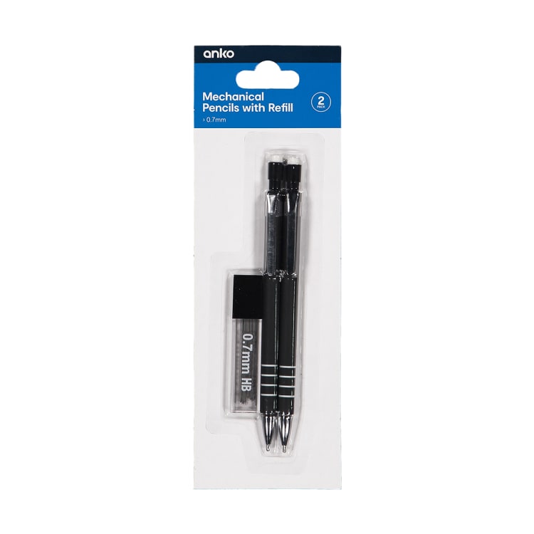 2 Pack Mechanical Pencils with Refill - Kmart