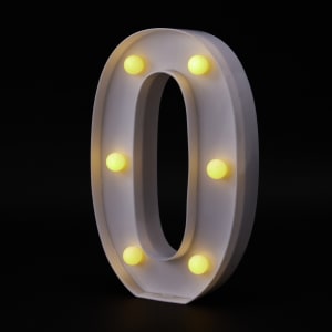 Light Up Number - 0 - Kmart