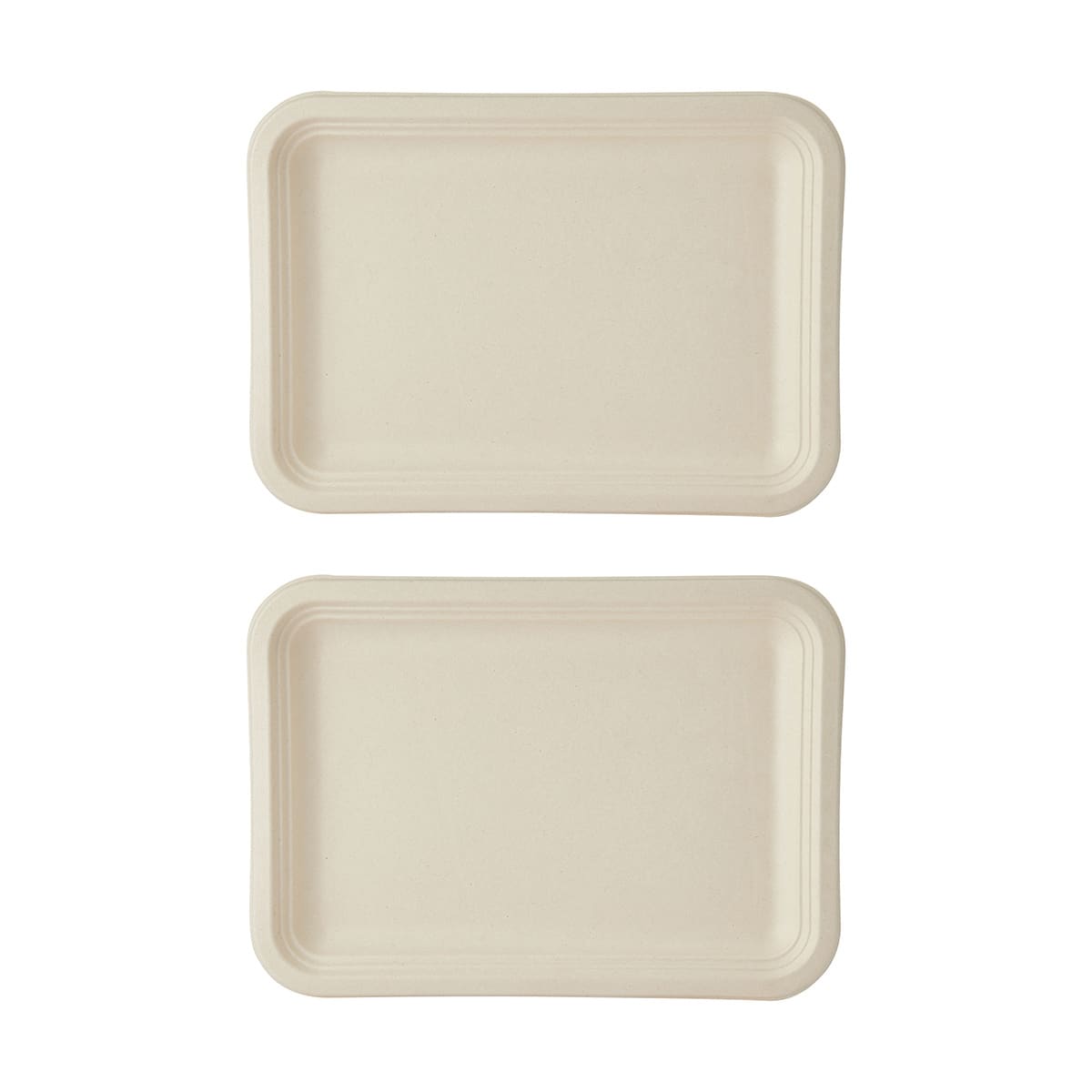 2 Pack Sugarcane Pulp Platters - Kmart
