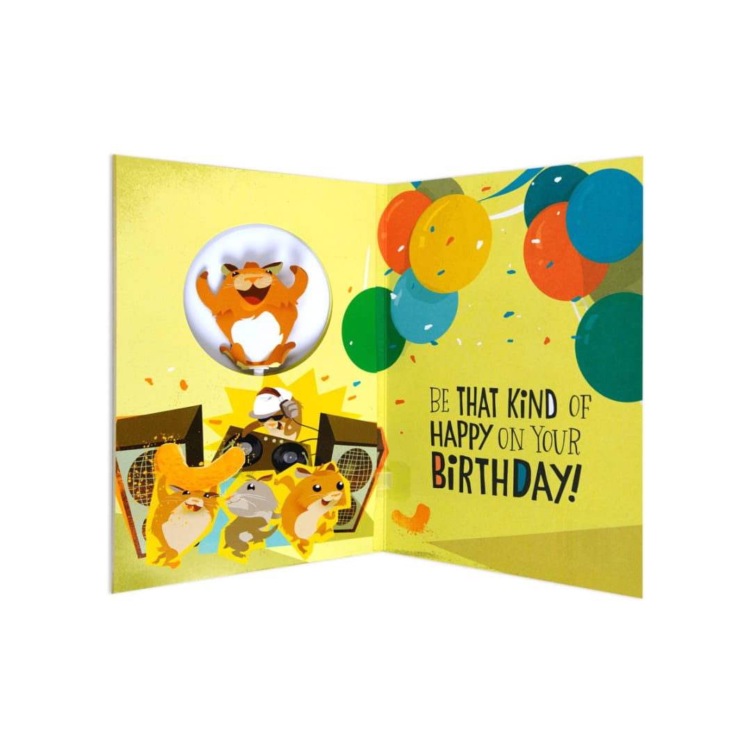 Hallmark Interactive Birthday Card - Hamster Dance - Kmart