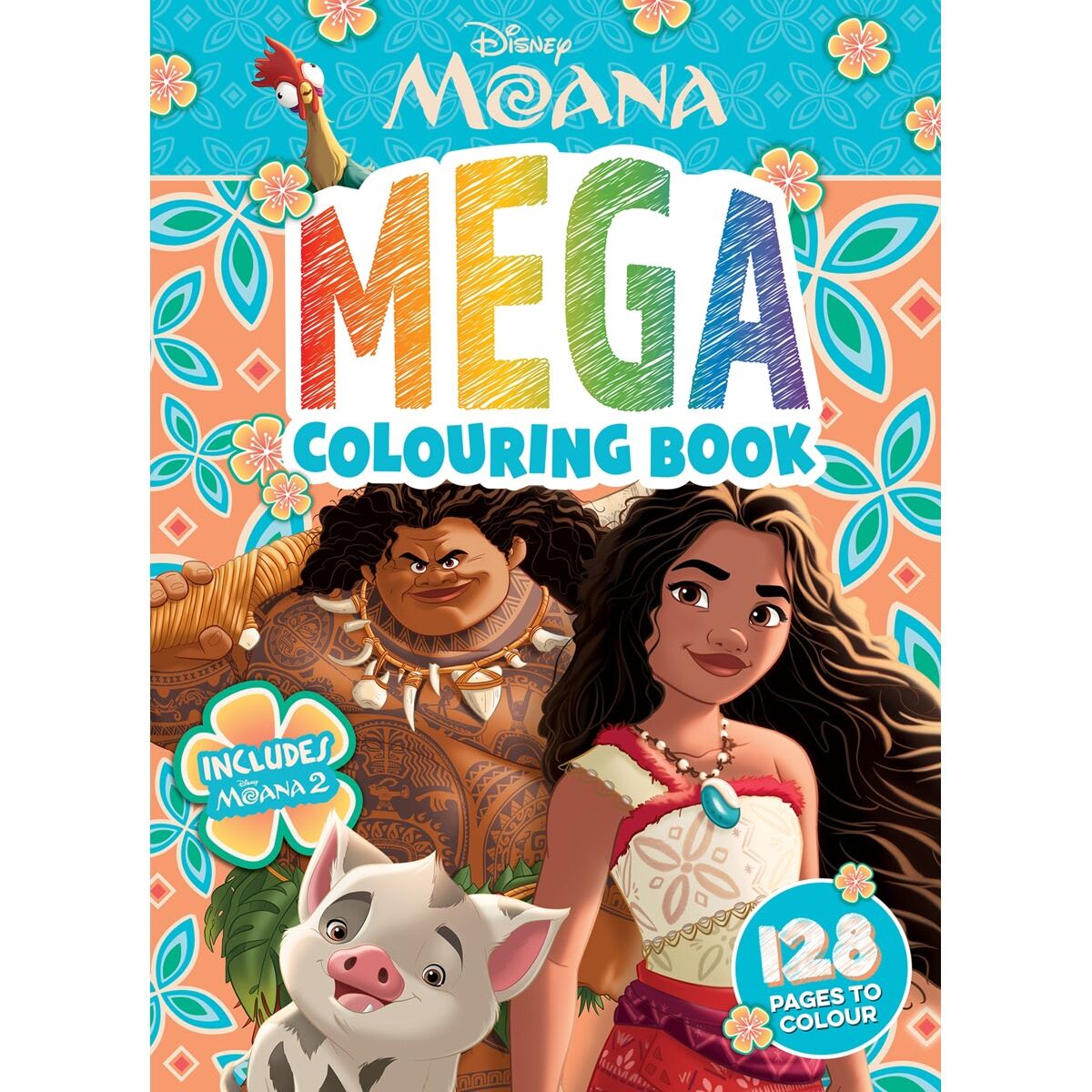 Disney Moana Mega Colouring Book - Kmart