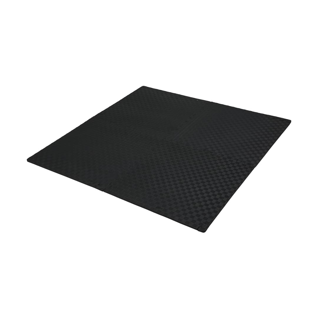 4 Pack EVA Solid Floor Tiles - Black - Kmart NZ