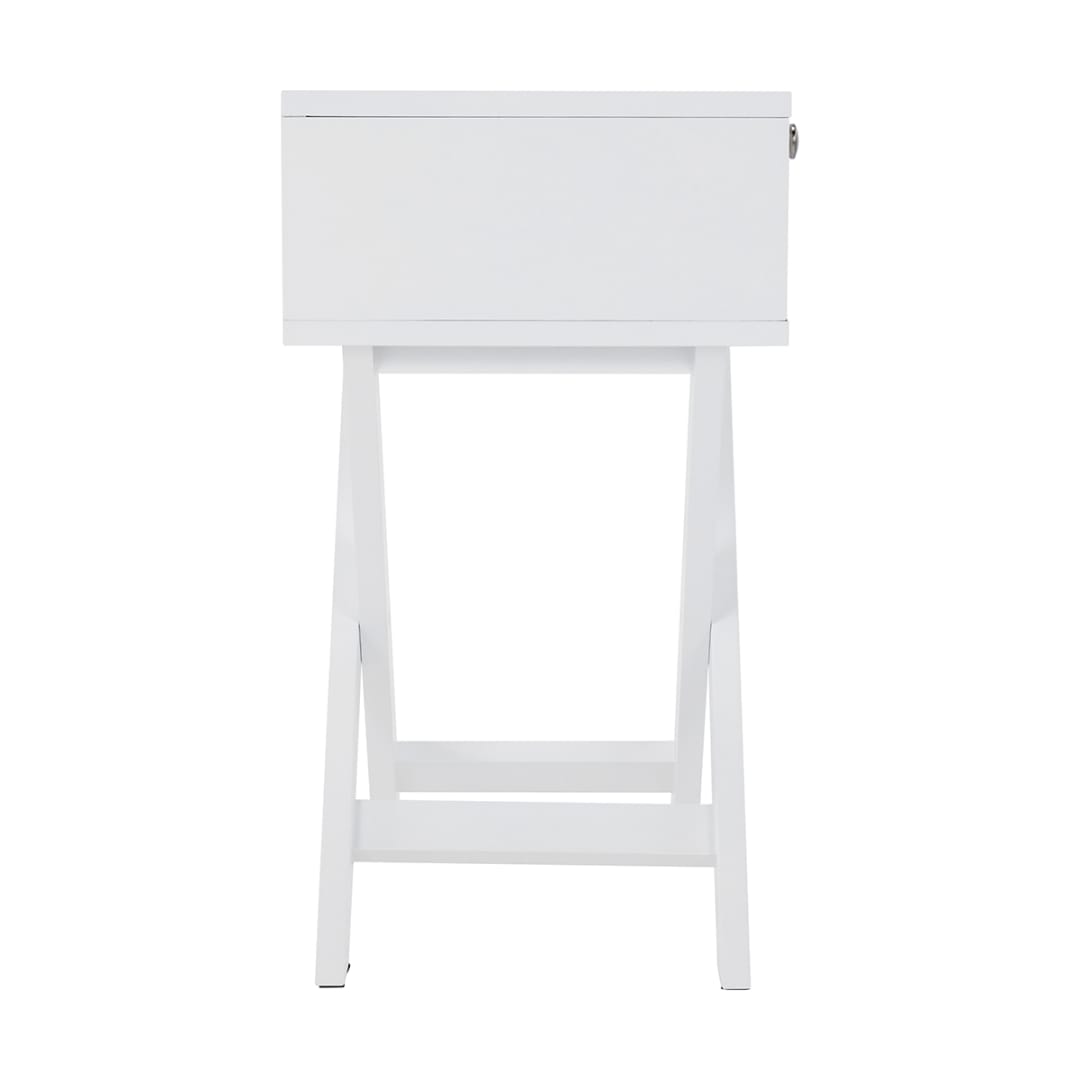 Hamptons Bedside Table with Drawer - Kmart