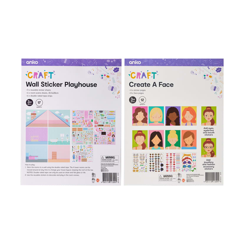 Creative Stickers Kit - Assorted - Kmart