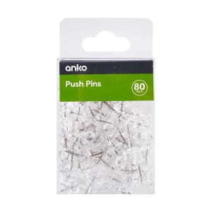 80 Pack Push Pins - Kmart