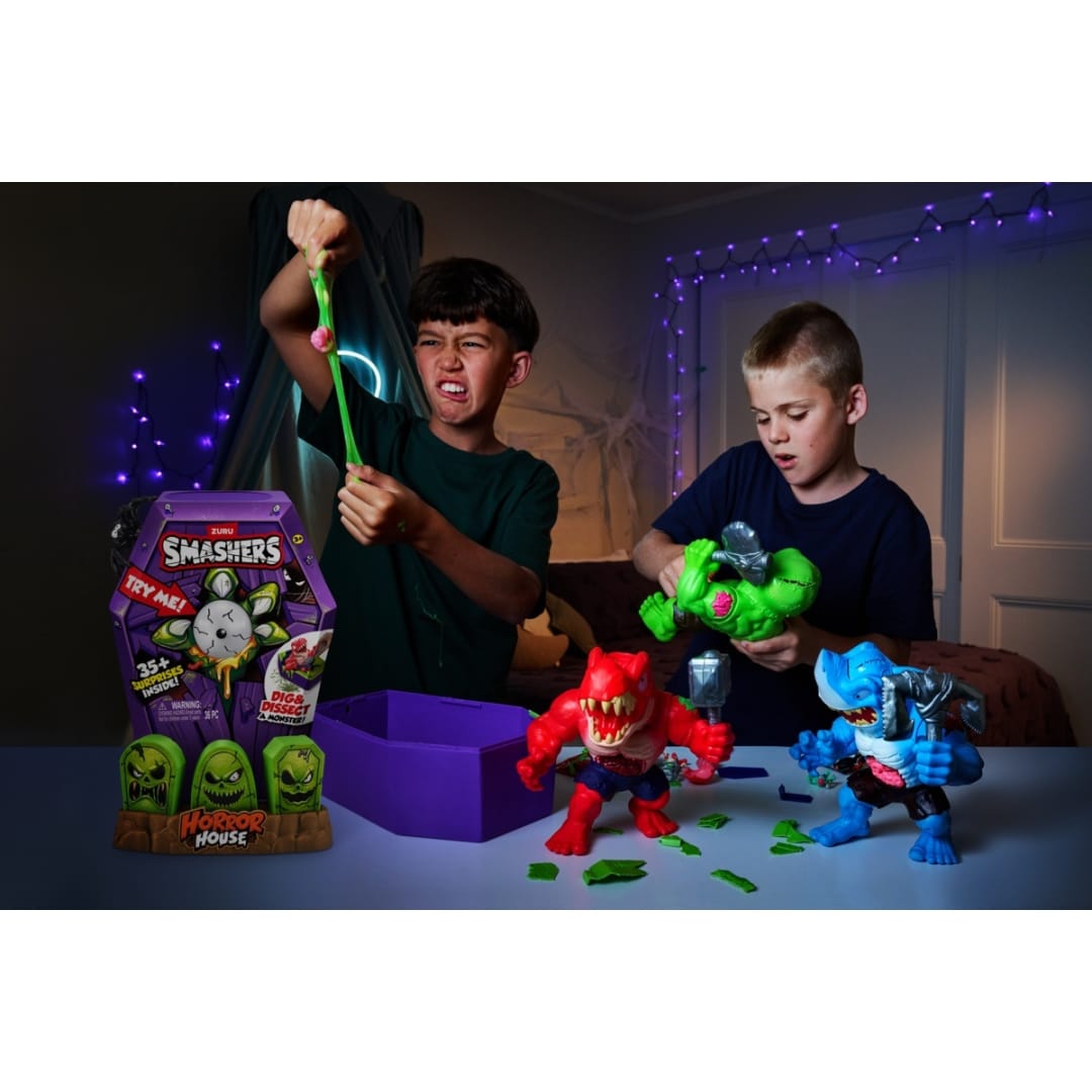 36 Piece Zuru Smashers Mega Horror House Playset - Assorted - Kmart