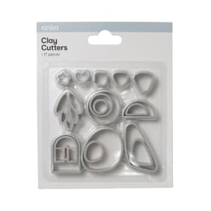 17 Piece Clay Cutters - Kmart
