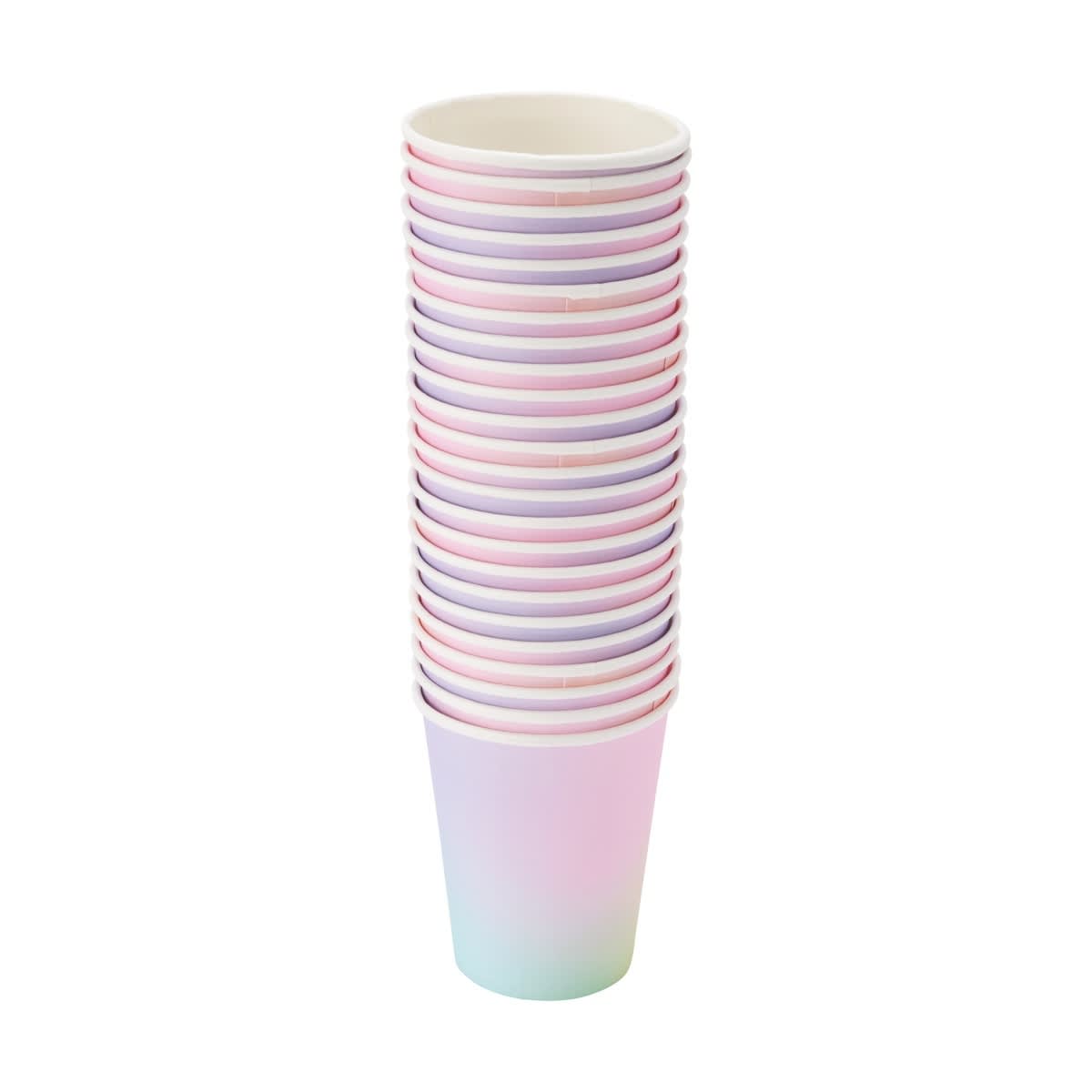 24 Pack Ombre Paper Cups - Kmart