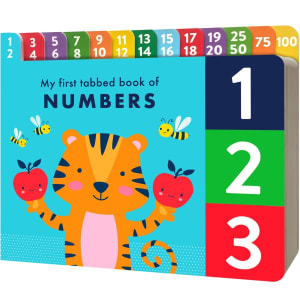 123: My First Tabbed Book of Numbers - Board Book - Kmart NZ