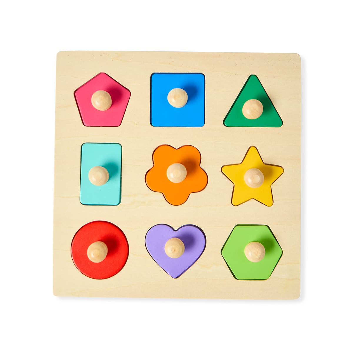 Wooden Shape Puzzle - Kmart
