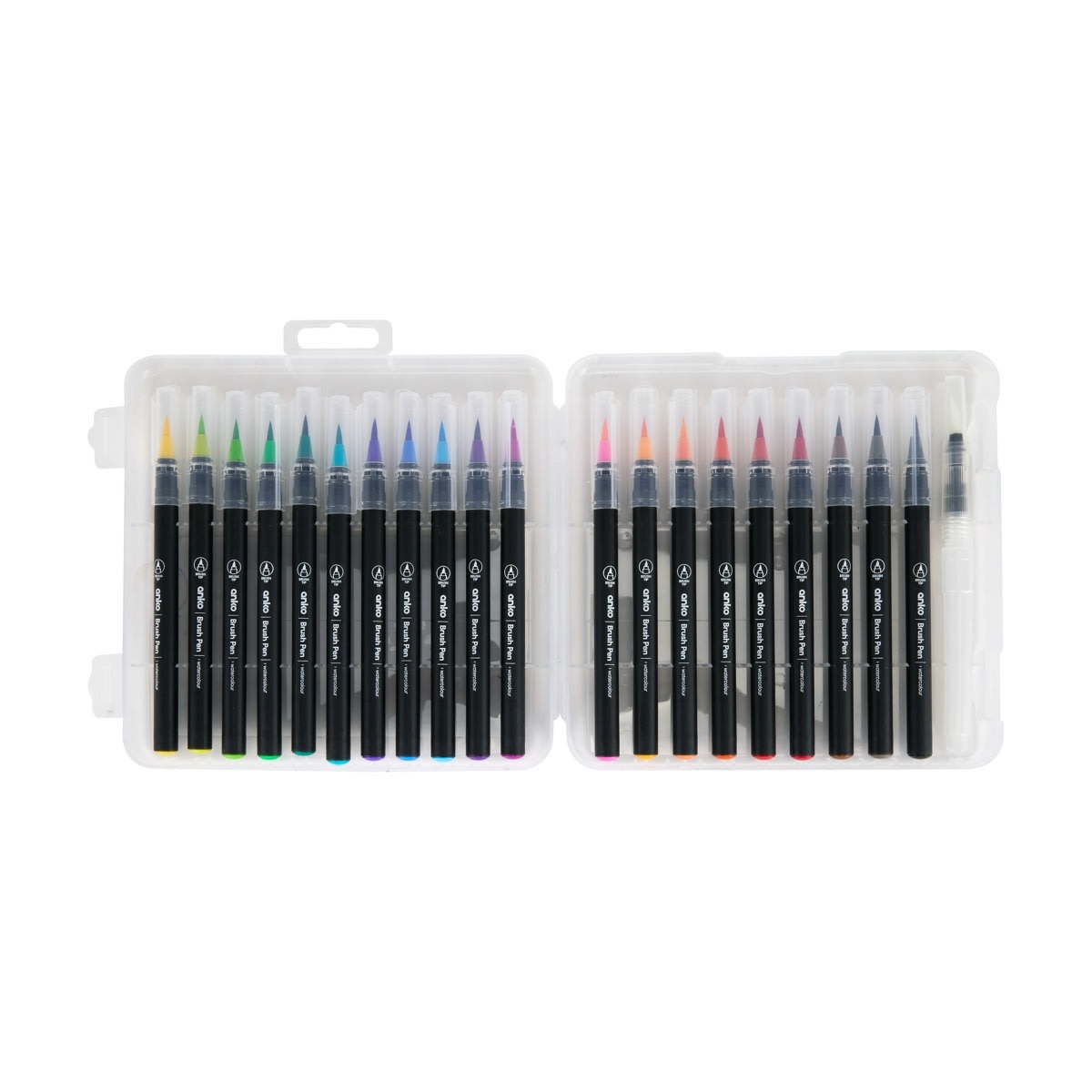 20 Pack Watercolour Brush Markers - Kmart