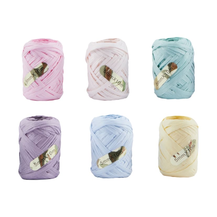 6 Piece Paper Ribbons - Pastel - Kmart NZ