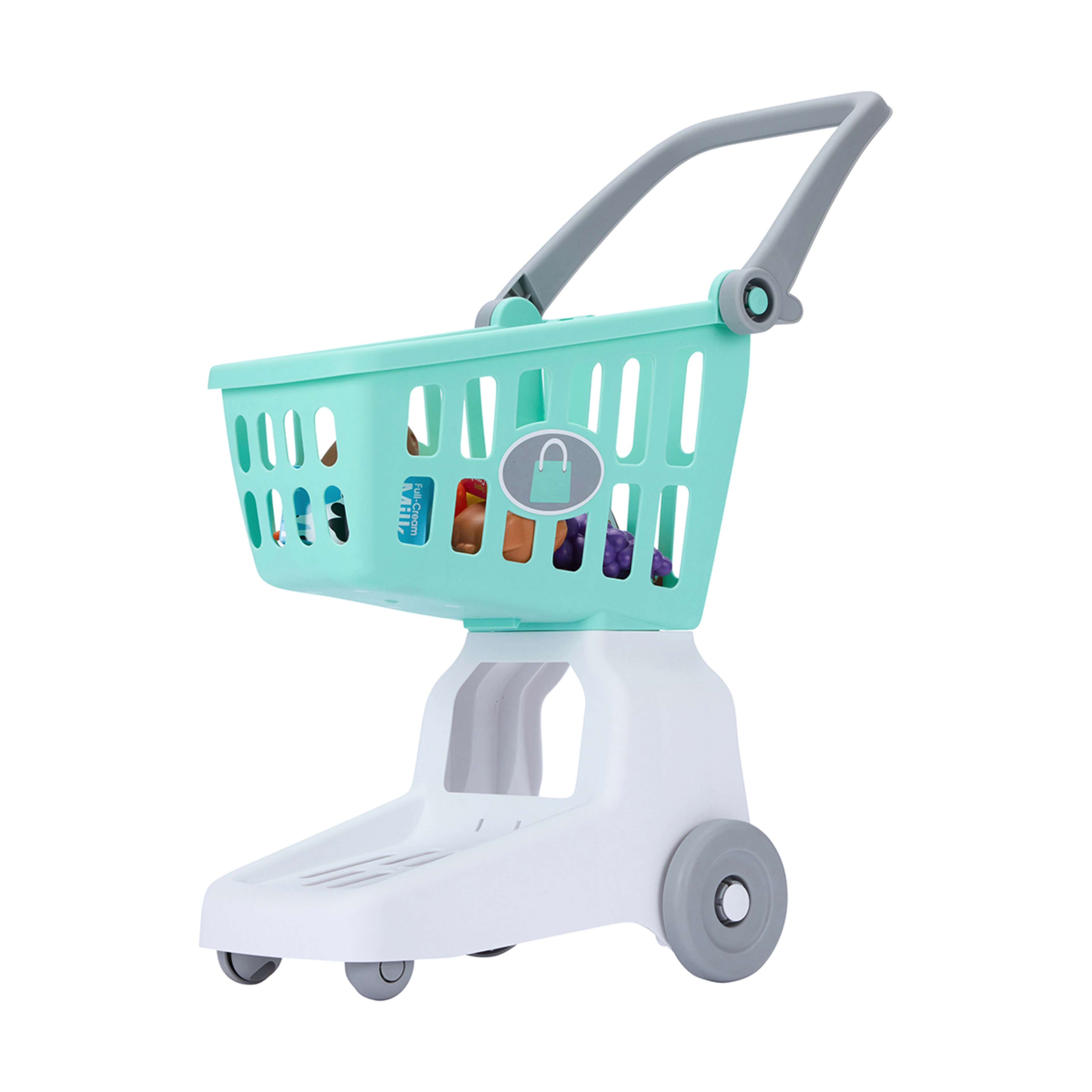 18 Piece Shopping Trolley and Food Playset - Kmart