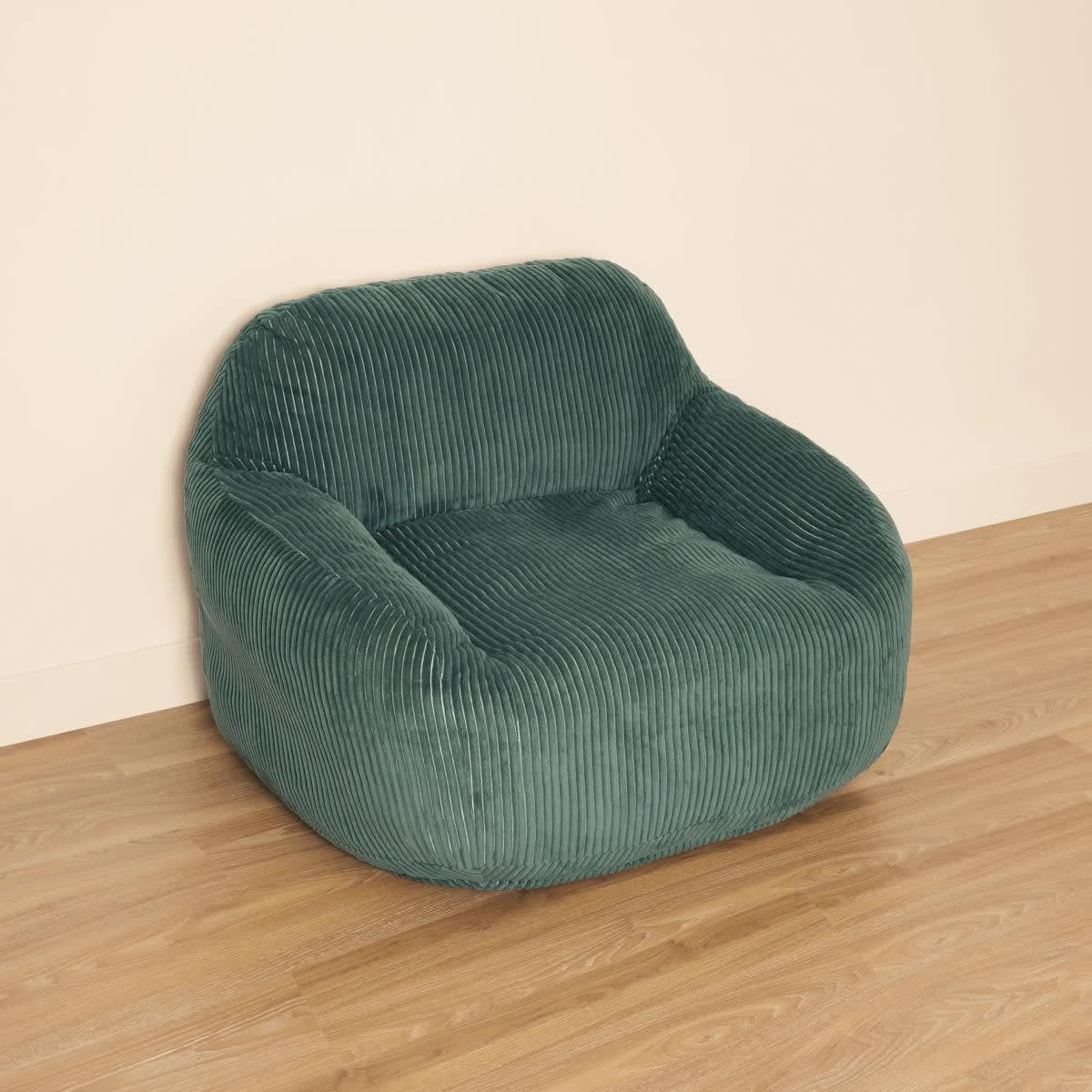 Expanding Chair Green Corduroy - Kmart