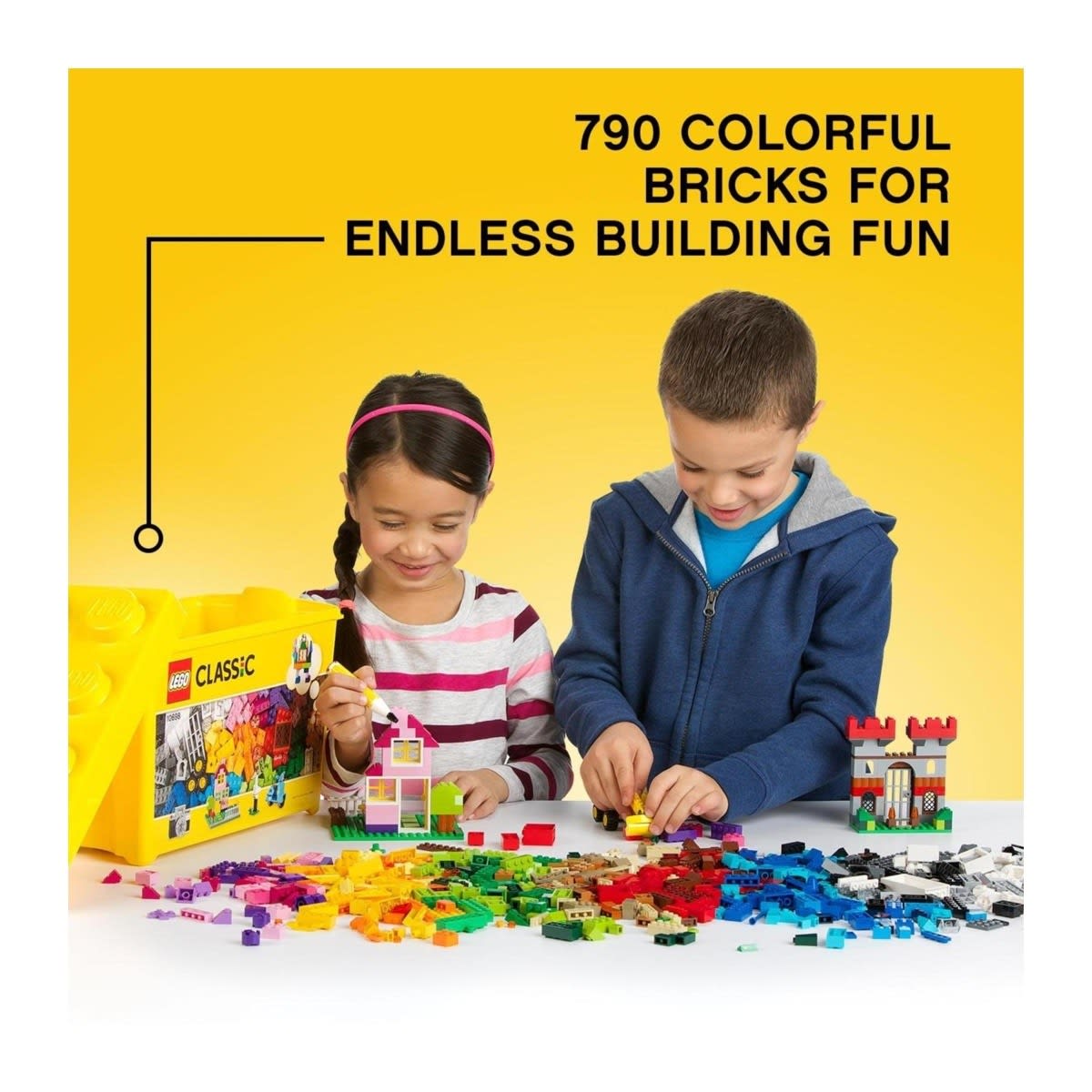 LEGO Classic Large Creative Brick Box 10698 - Kmart