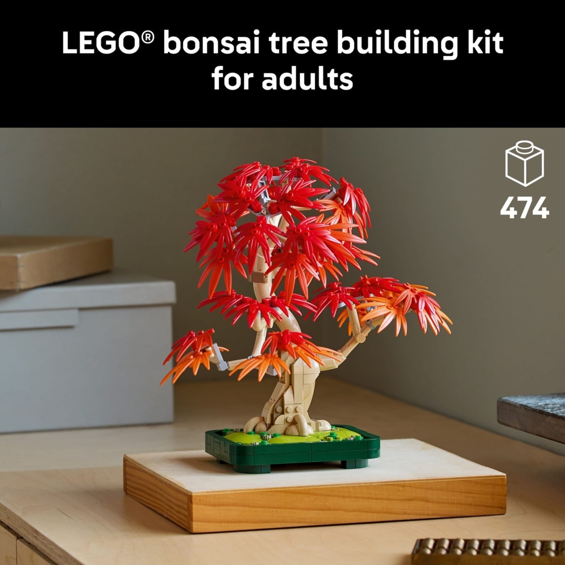LEGO Botanicals Japanese Red Maple Bonsai Tree 10348 - Kmart