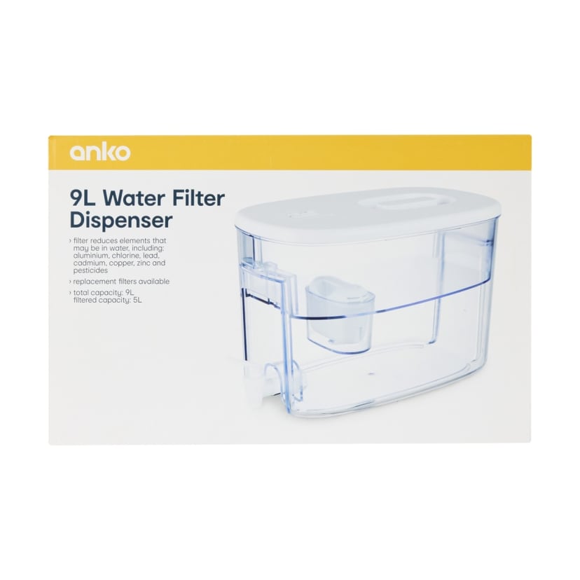 9L Water Filter Dispenser - Kmart NZ