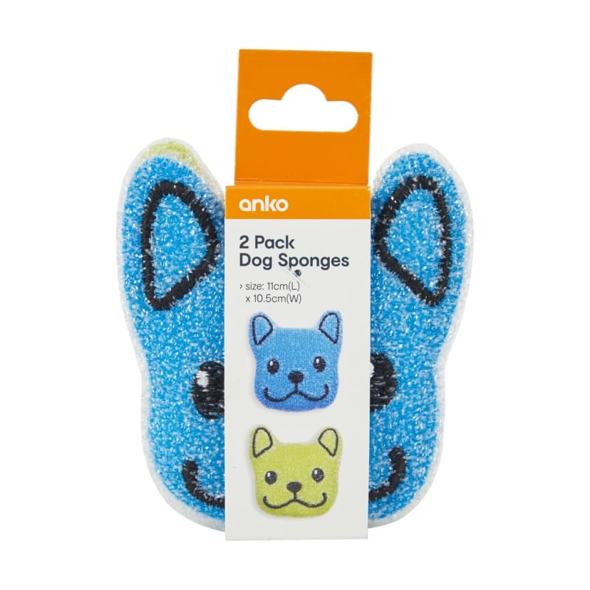 2 Pack Dog Sponges - Kmart