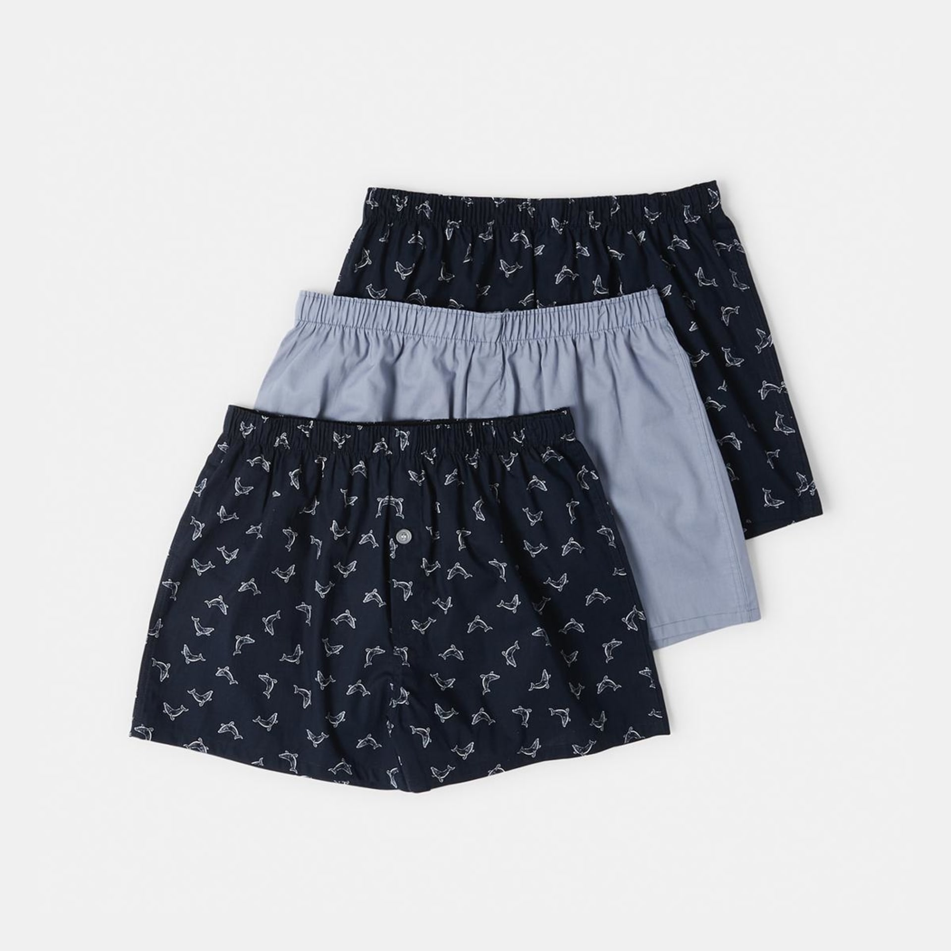 3 Pack Alpha Classic Woven Boxers - Kmart