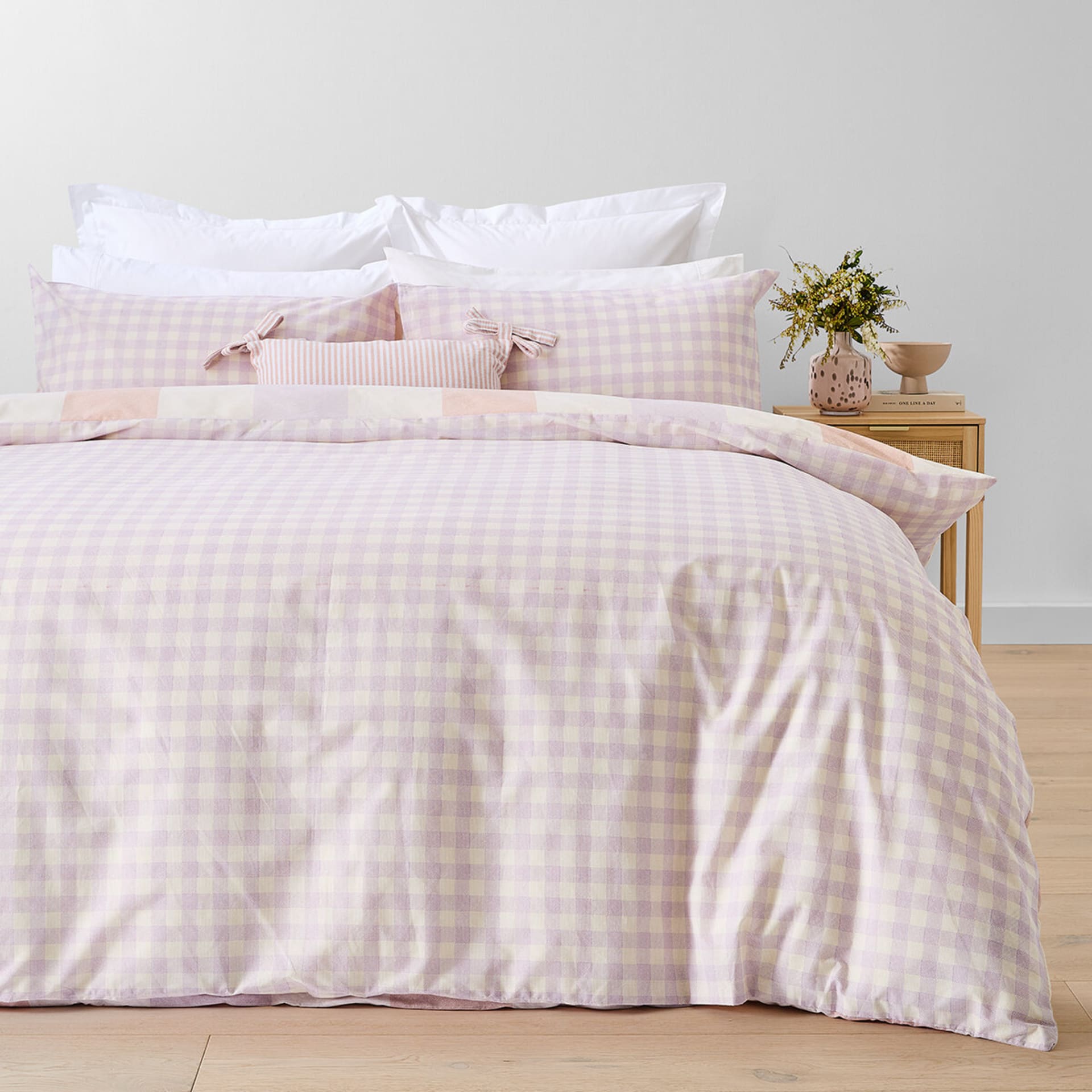 Millie Reversible Cotton Rich Quilt Cover Set - King Bed - Kmart