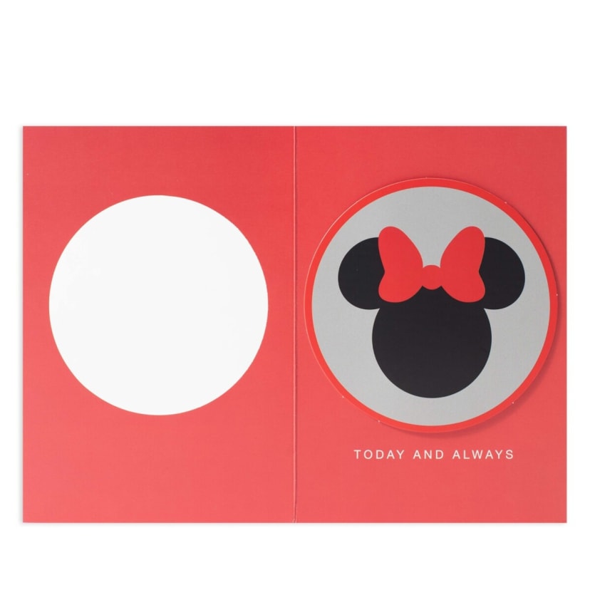 Hallmark Disney Birthday Card - Minnie Mouse Silhouette - Kmart