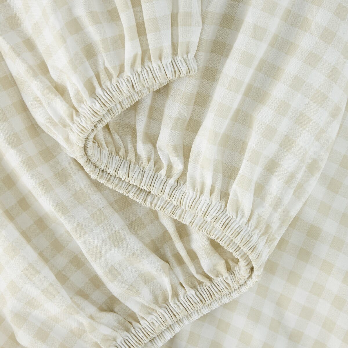 2 Pack Organic Cotton Fitted Cot Sheets - Australiana and Gingham - Kmart