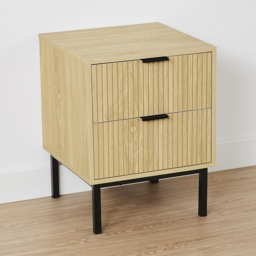 Isla 2 Drawer Bedside Table - Kmart NZ
