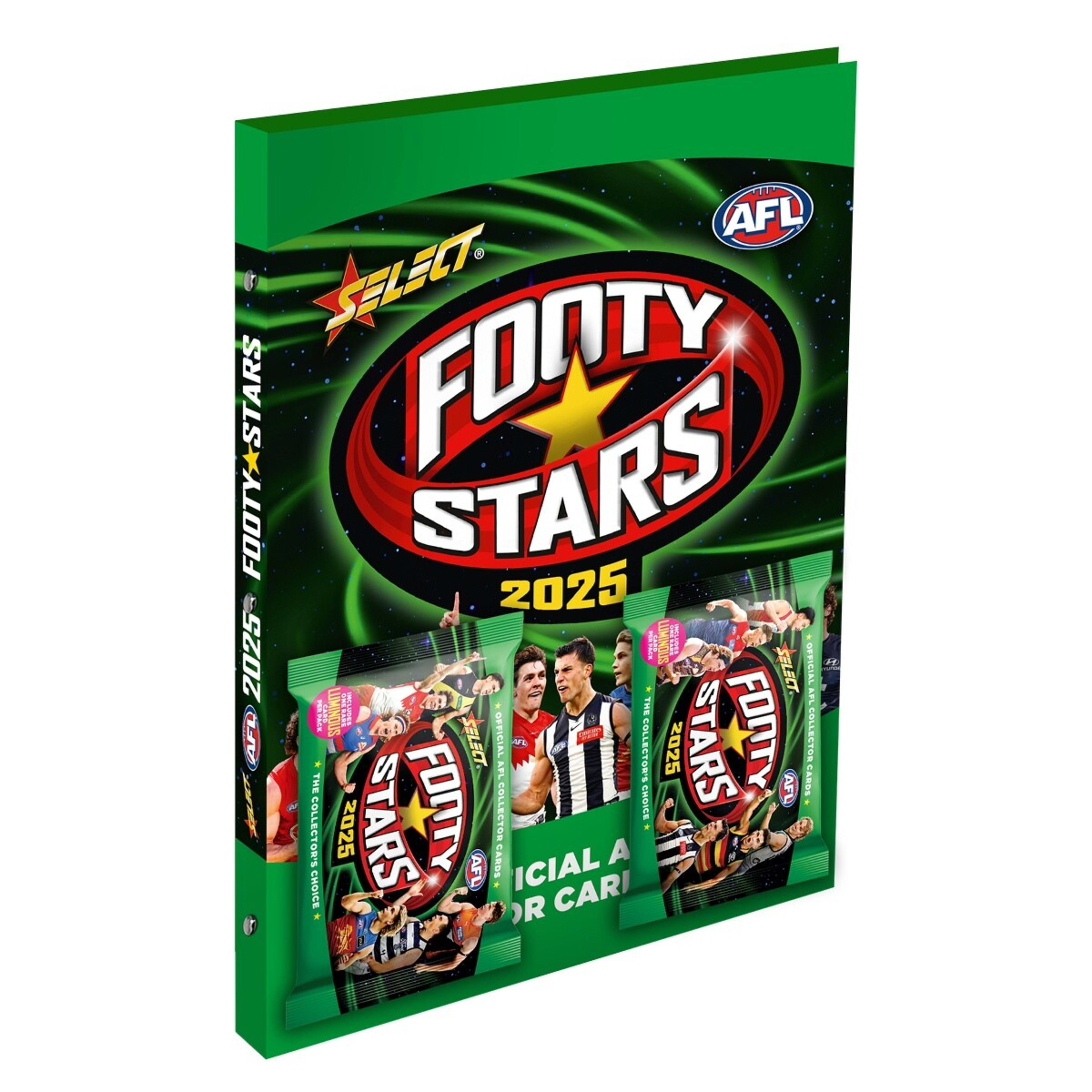 Official Select AFL Footy Stars 2025 Collector Card Album - Kmart