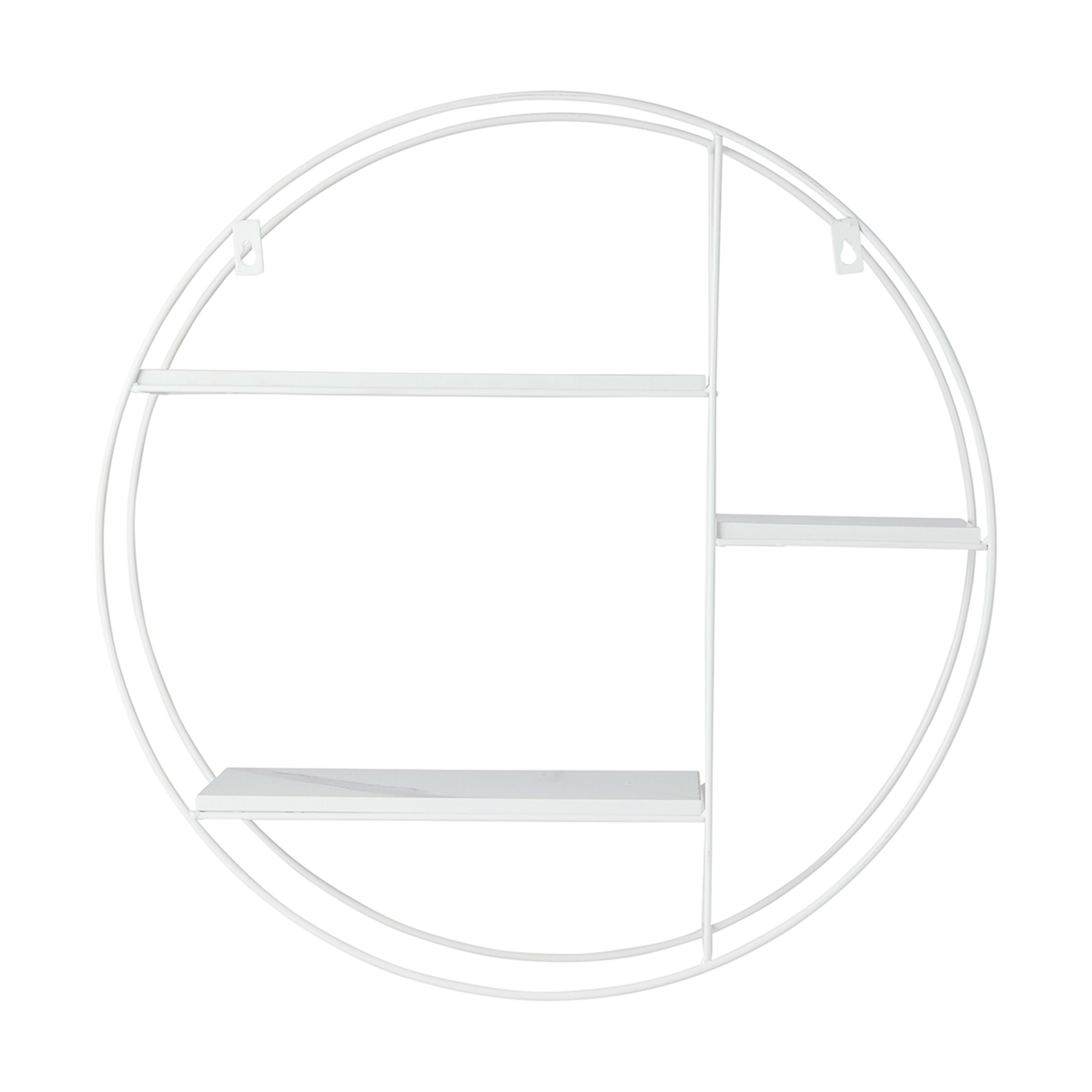 Marble Look Round Shadow Box - Kmart