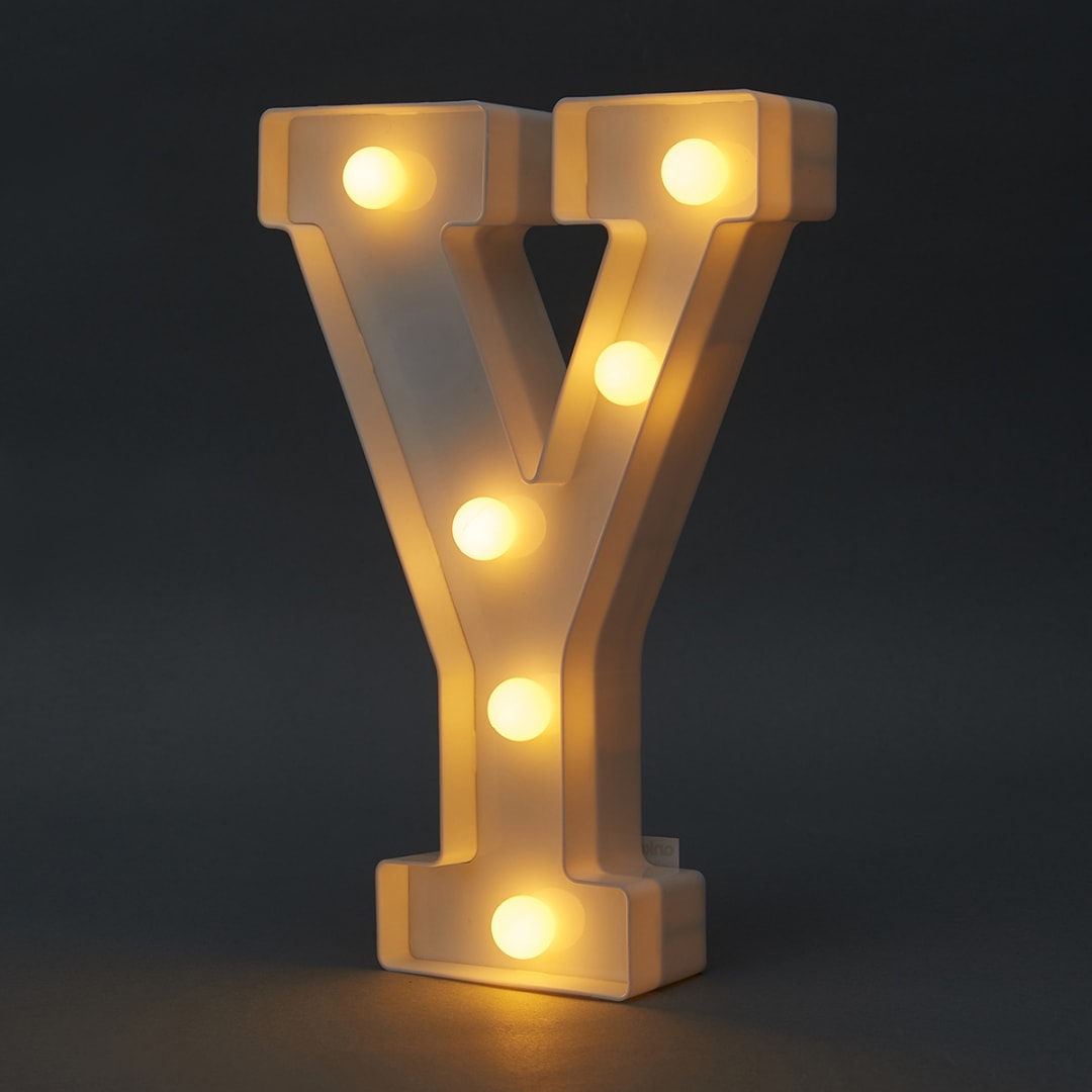 Light Up Letter - Y - Kmart