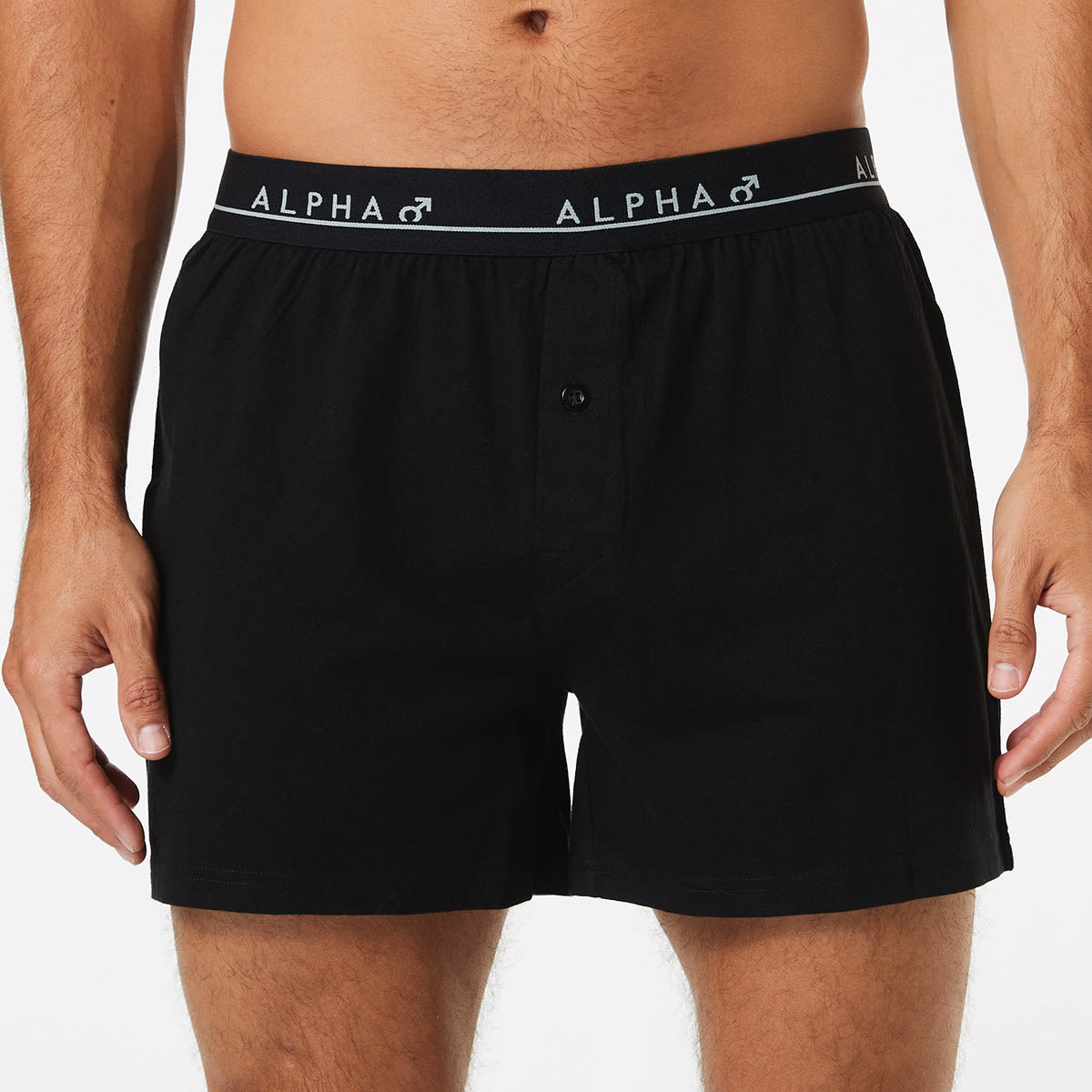 3 Pack Plain Jersey Boxers - Kmart