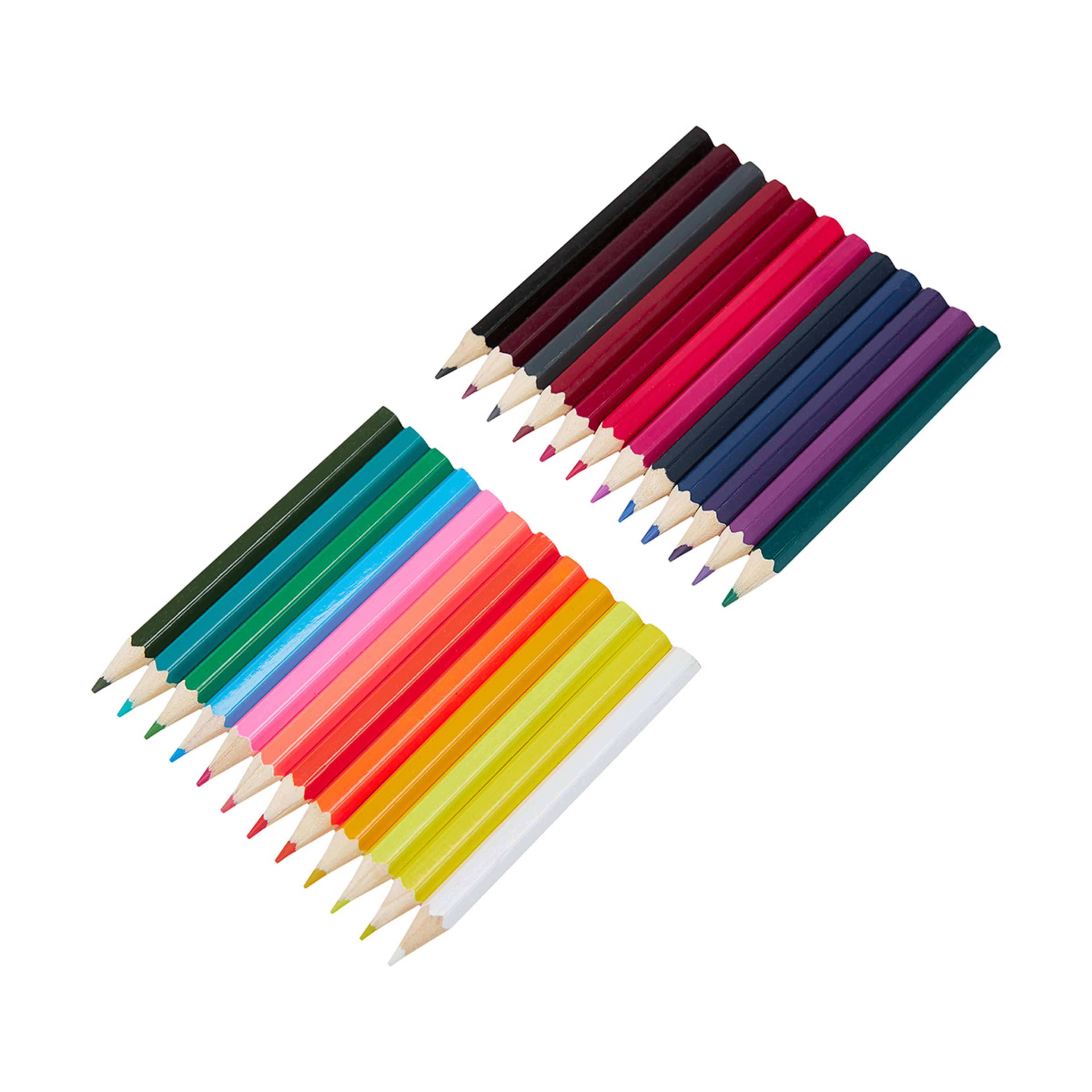 24 Pack Junior Artist Mini Colour Pencils - Kmart