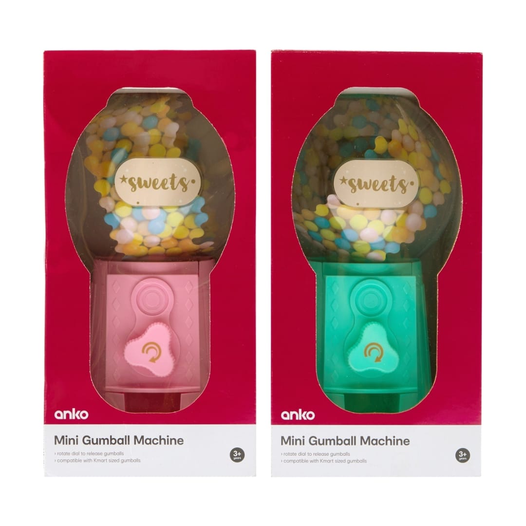 Mini Gumball Machine - Assorted - Kmart