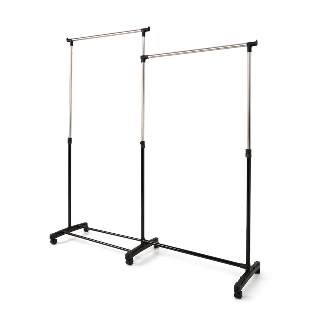 Dual Opening Garment Rack - Black - Kmart