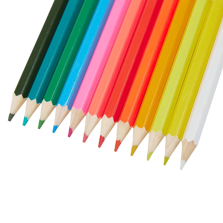 24 Pack Junior Artist Mini Colour Pencils - Kmart