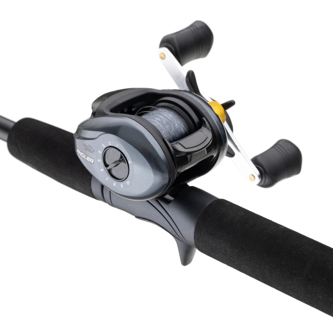 Jarvis Walker Angler Series 2 Baitcaster Combo - 5.8ft., Black and Grey ...