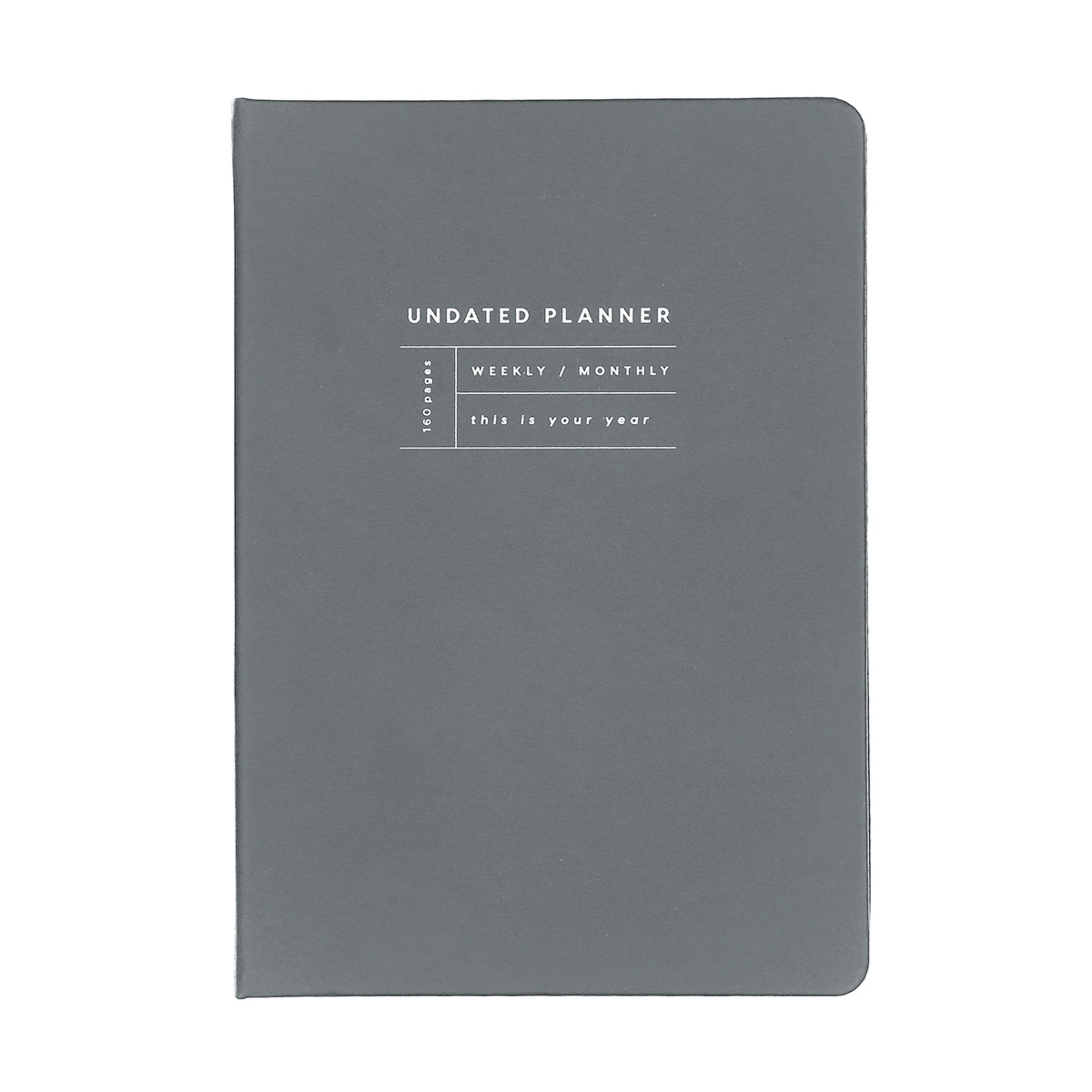 Undated Planner - Black - Kmart