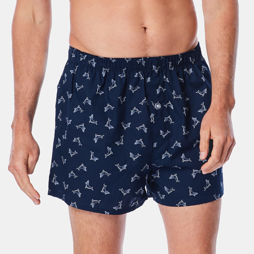 3 Pack Alpha Classic Woven Boxers - Kmart