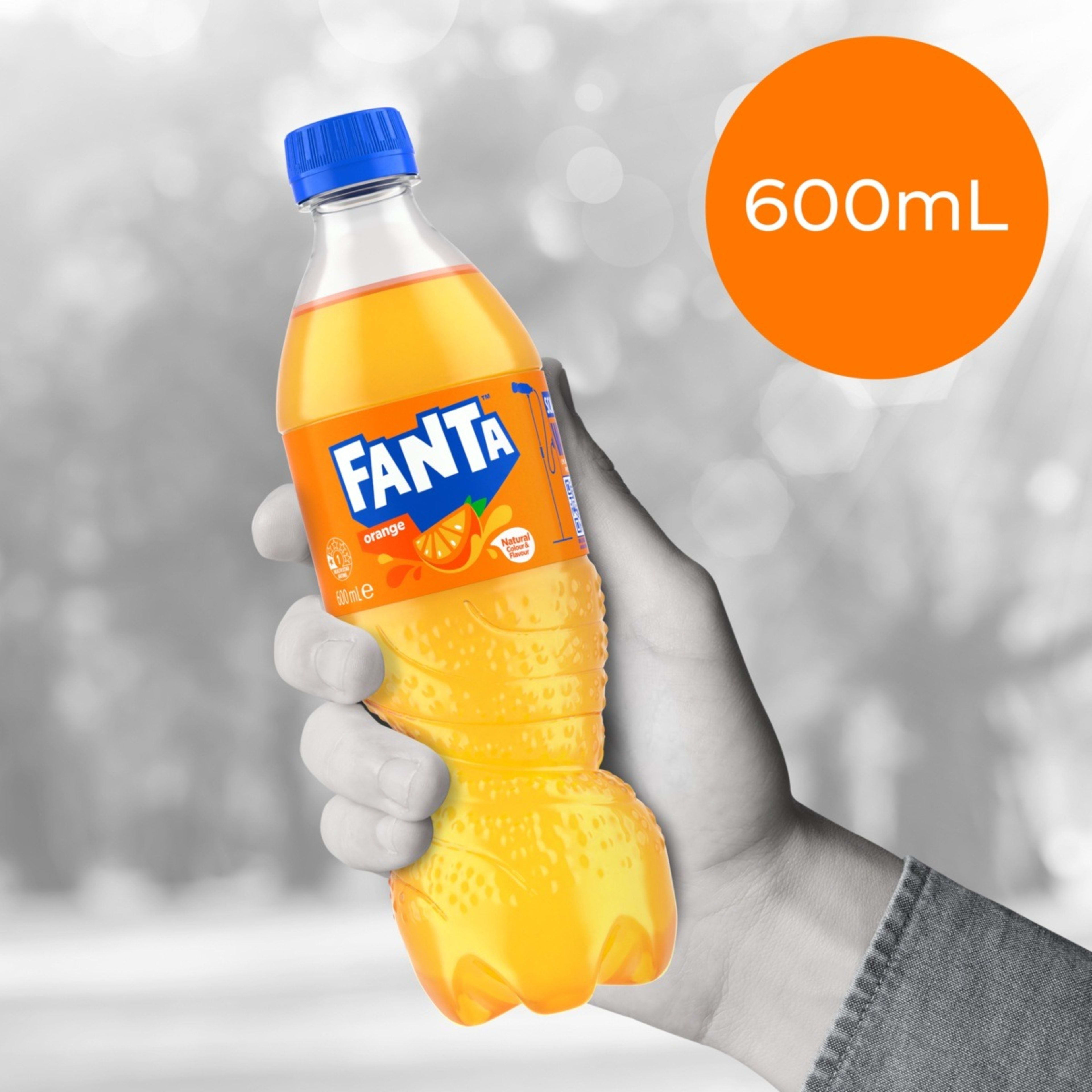 Fanta Orange Soft Drink Bottle 600ml - Kmart