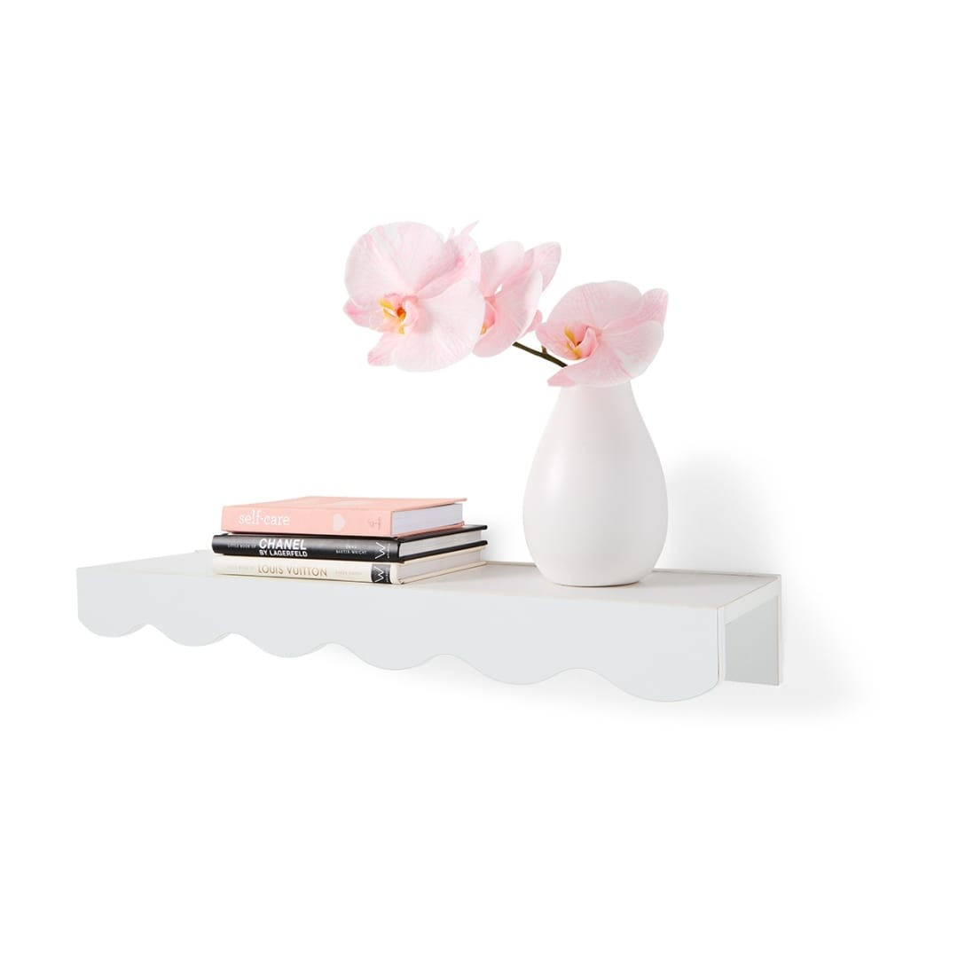 Wave Shelf - White - Kmart NZ