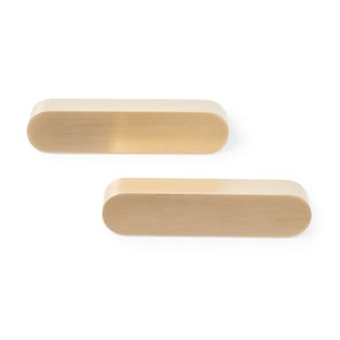 2 Pack Lozenge Handles - Gold Look - Kmart