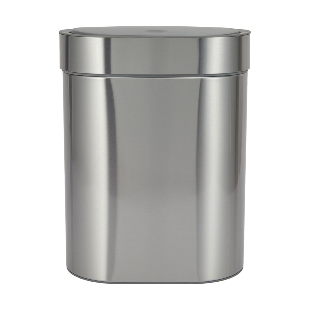 4L Stainless Steel Push Top Bin - Kmart