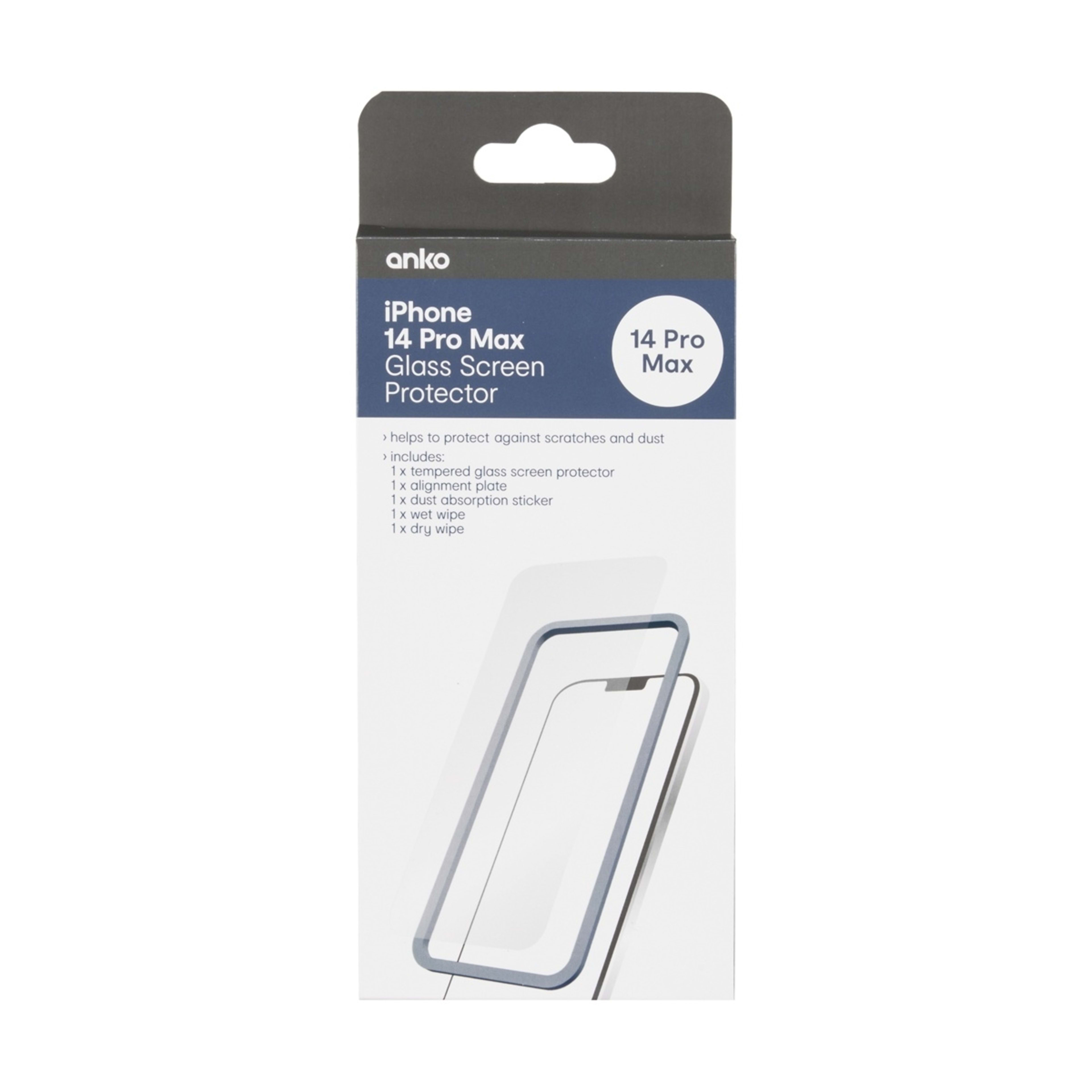 iPhone 14 Pro Max Tempered Glass Screen Protector - Kmart
