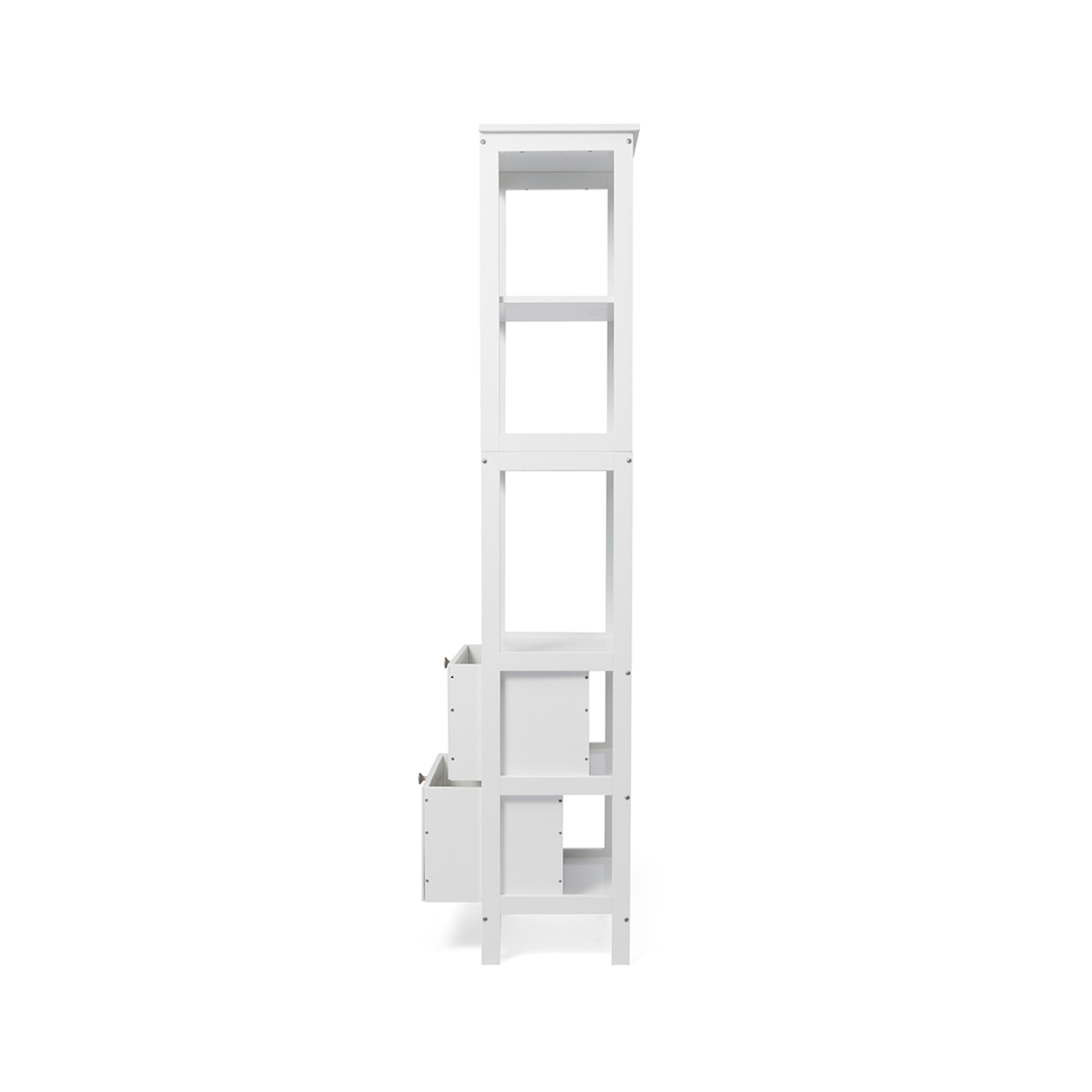 Panelled 5 Tier Shelf Unit - Kmart