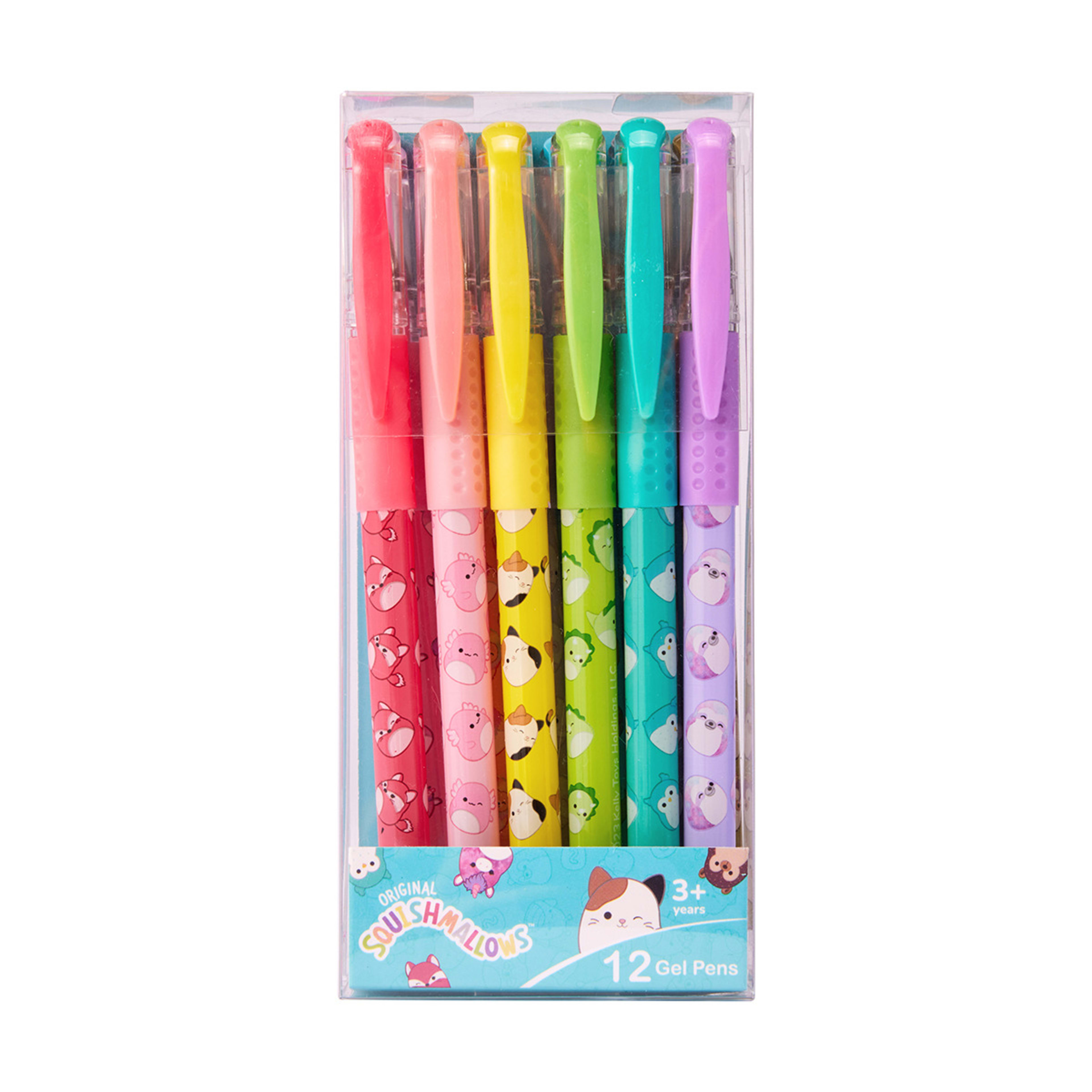 Original Squishmallows 12 Pack Gel Pens - Kmart
