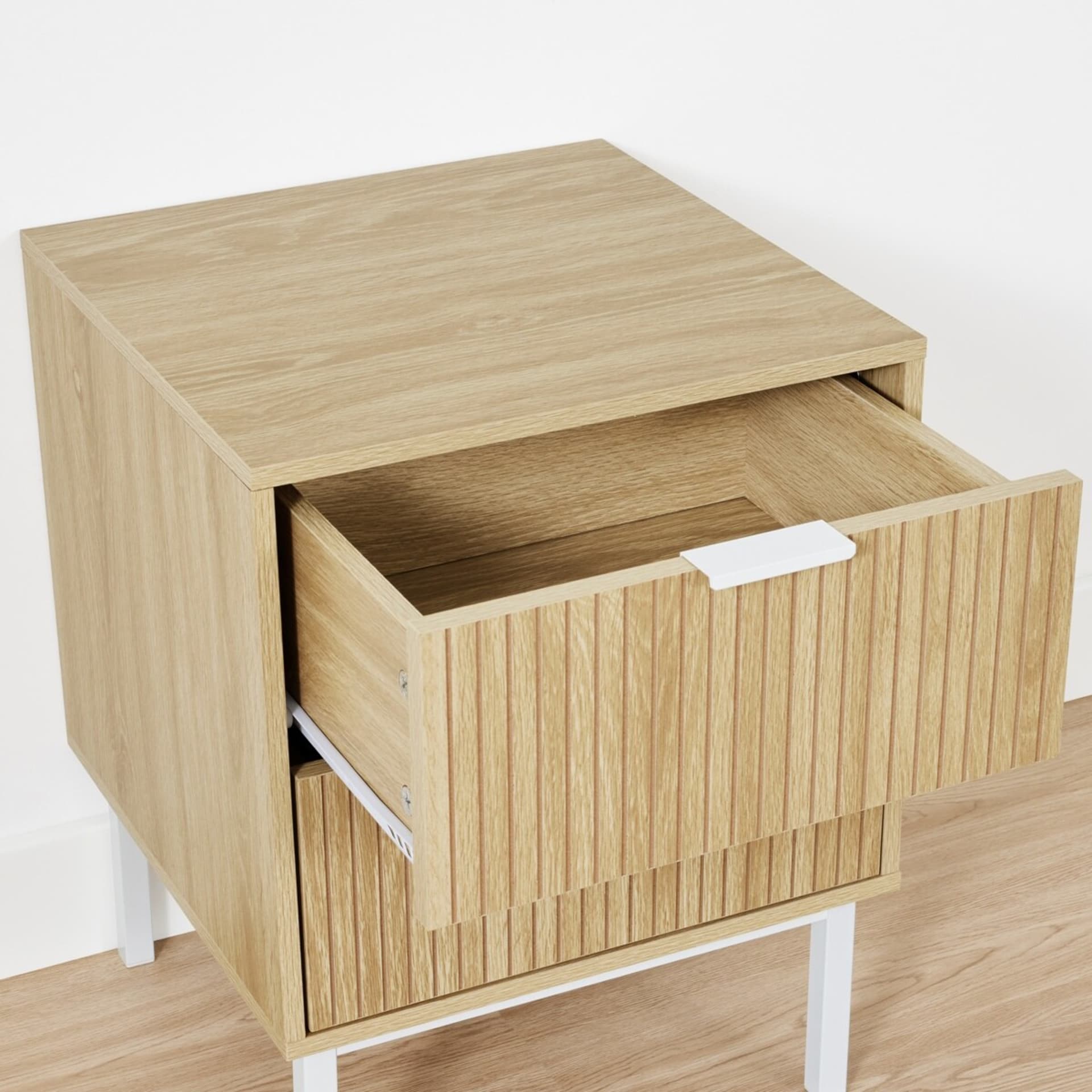 Isla 2 Drawer Bedside Table - Kmart NZ
