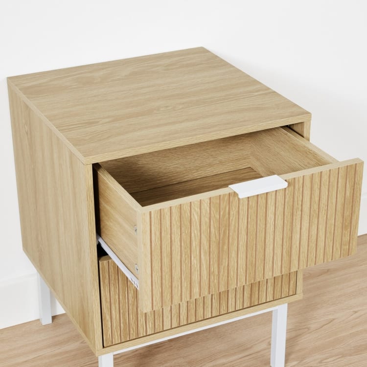 Isla 2 Drawer Bedside Table - Kmart