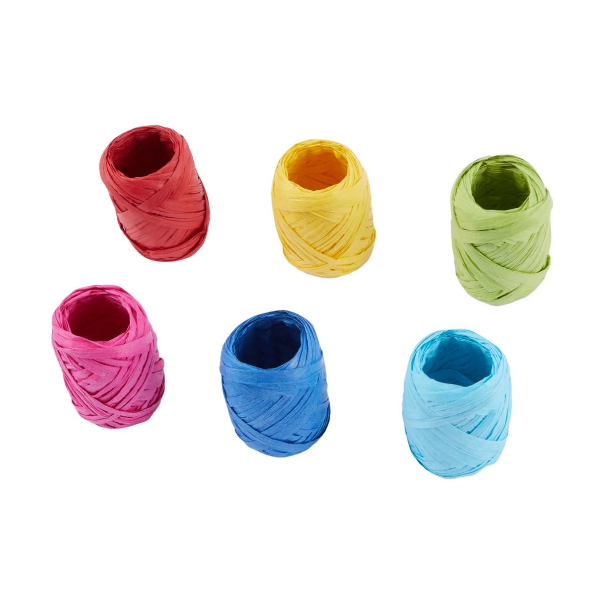 6 Piece Paper Ribbons - Bright - Kmart