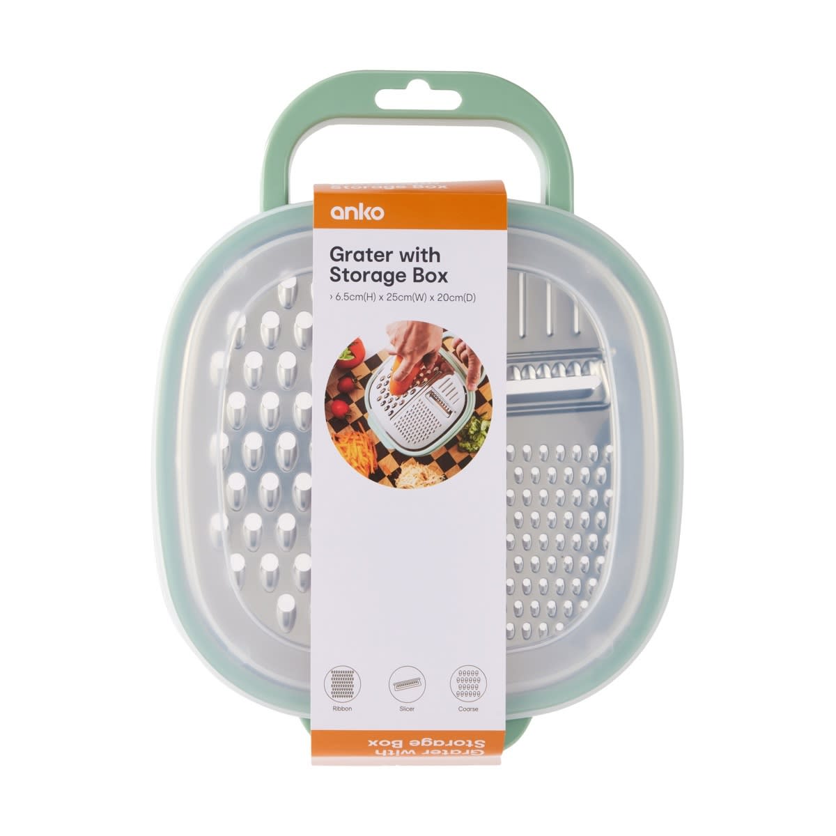 Grater with Storage Box - Green - Kmart
